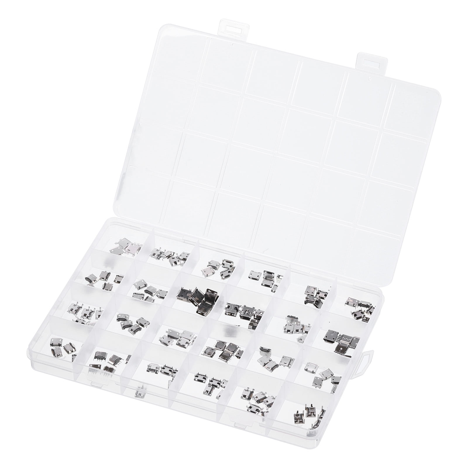 Uxcell Micro USB Sockets Kit Female Plug Connector Port Repair ...