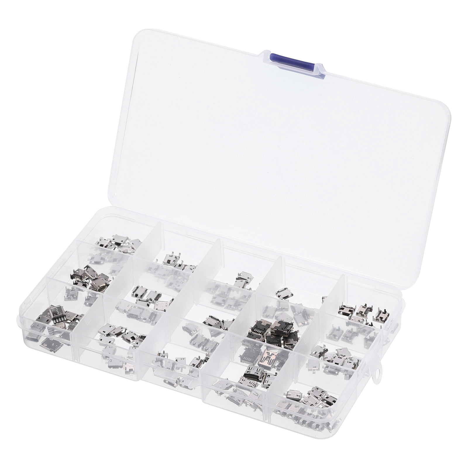 Uxcell Micro USB Sockets Kit Female Plug Connector Port Repair ...