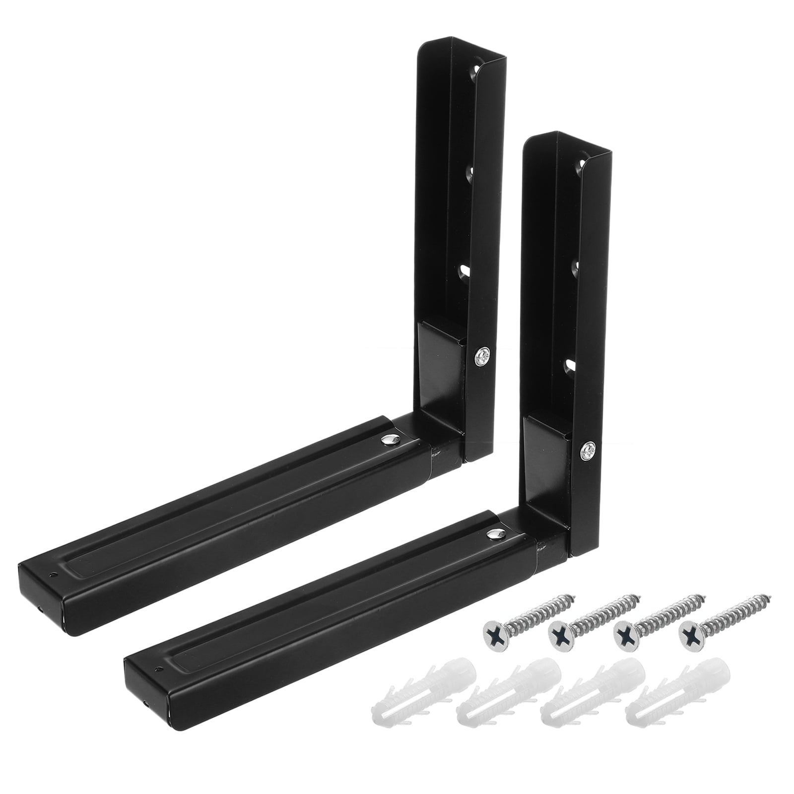 Uxcell Microwave Oven Stand, 2Pack Cold Rolled Steel Retractable and ...