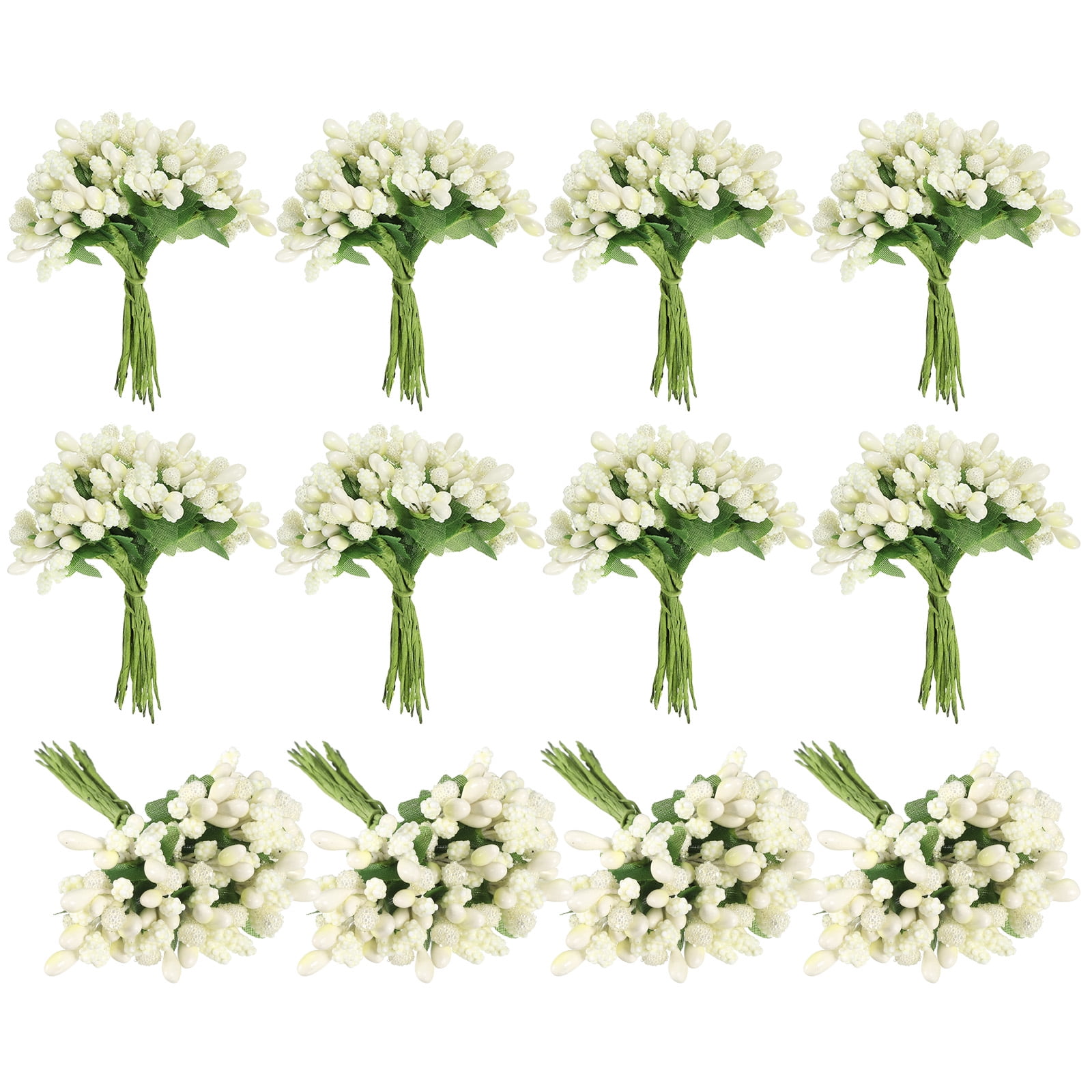 Uxcell Mini Artificial Pip Berry Picks Bunch, Fruit Flower Stamens for ...