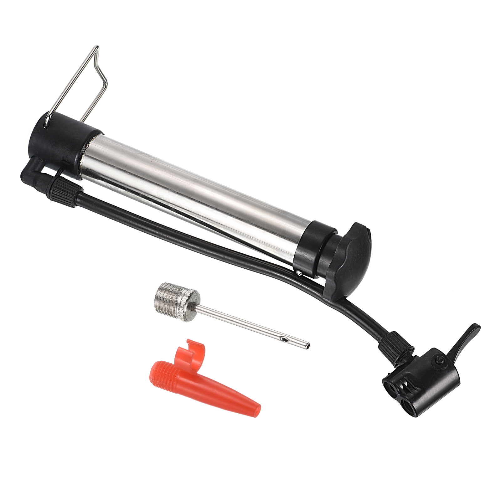 Uxcell Mini Bike Floor Pump Ball Pump Kit Portable Hand Inflator Air ...