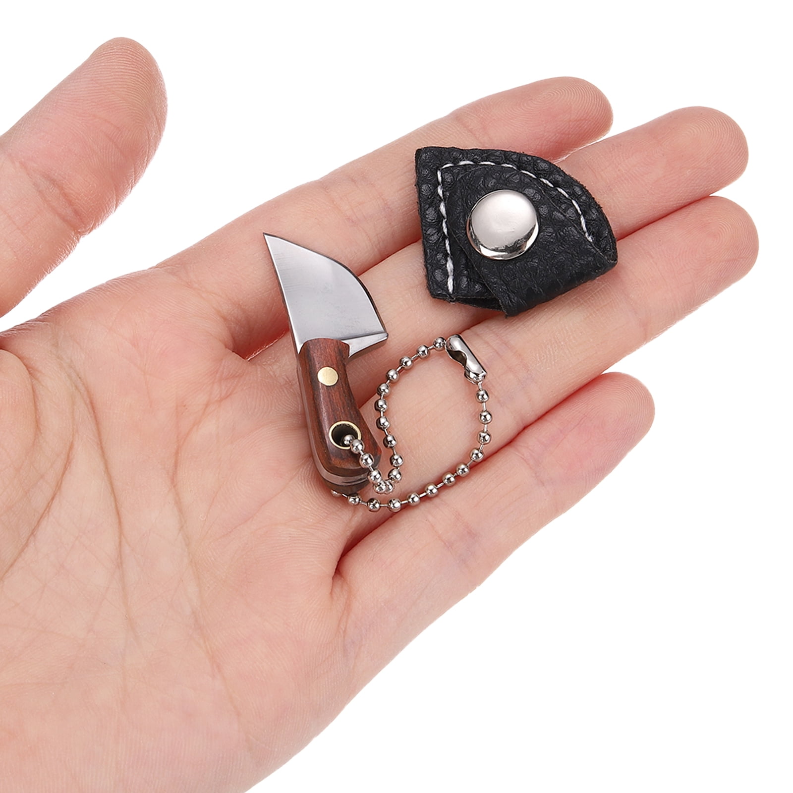 Uxcell Mini Chef Pocket Knife 0.79 Inch Stainless Steel Butcher Cleaver ...