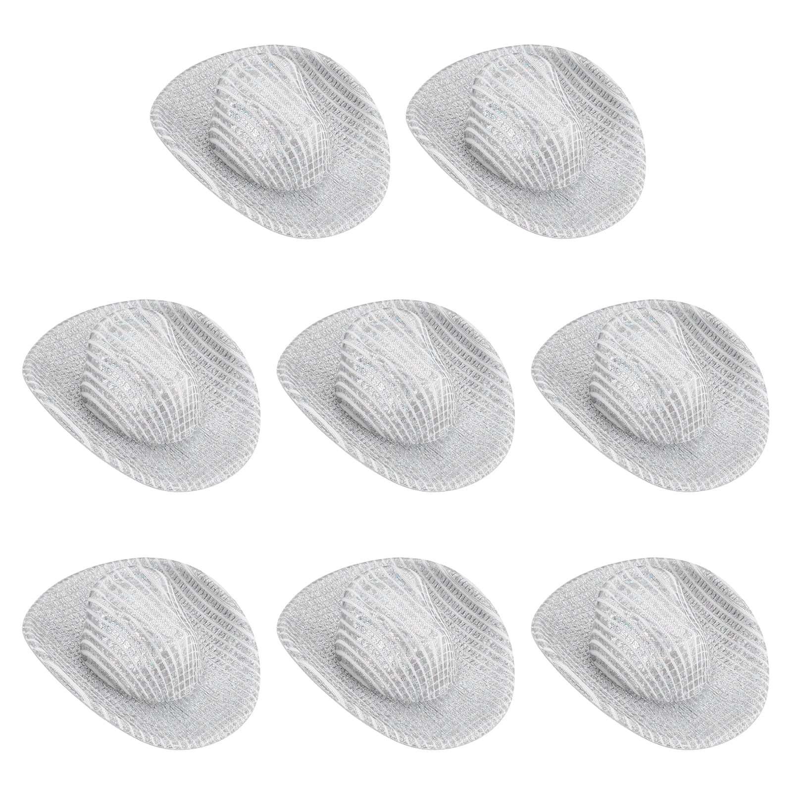 Uxcell Mini Cowboy Hats, 8 Pcs Miniature Western Cowboy Hat for Crafts ...