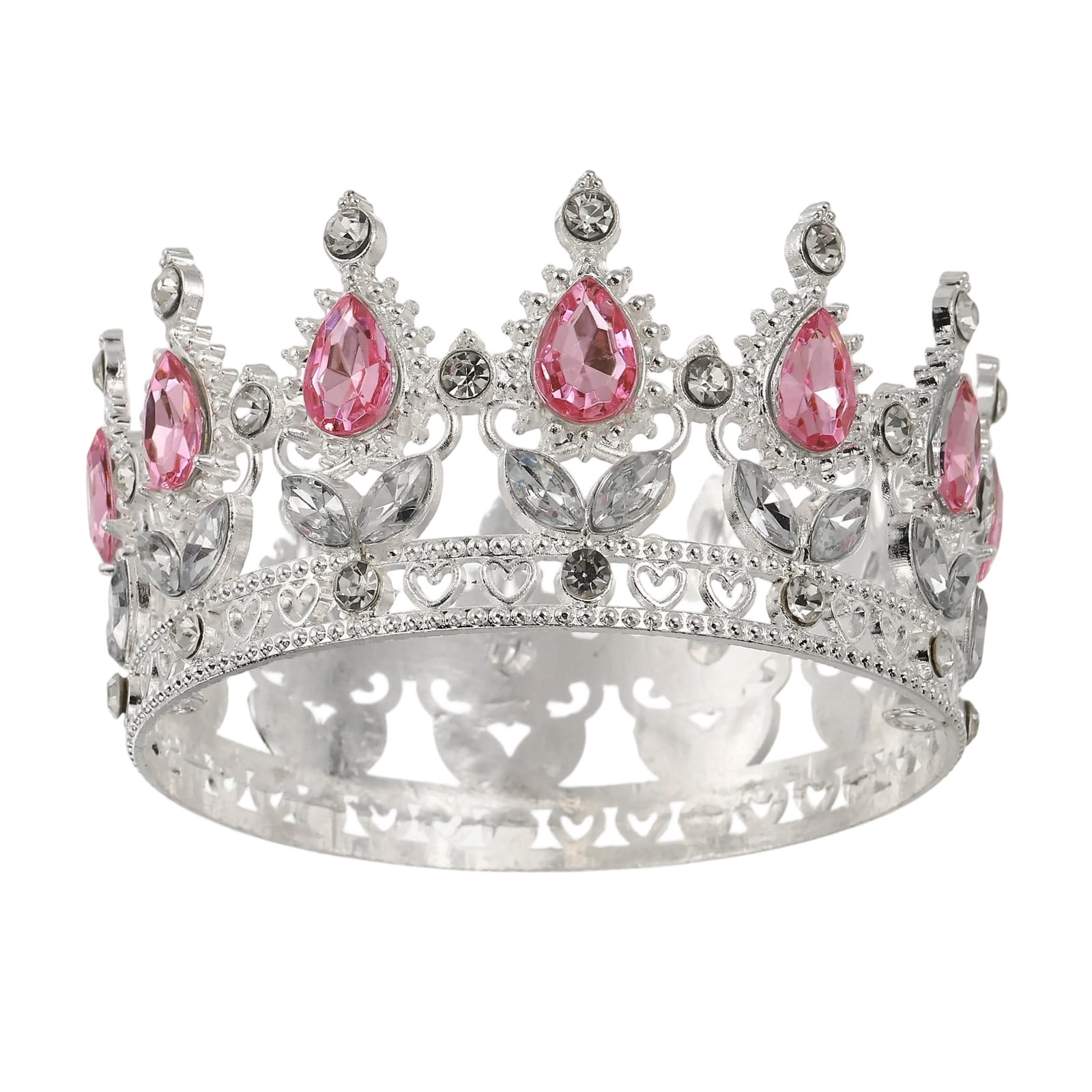 Uxcell Mini Crown Cake Toppers, Alloy Queen Princess Little Crown Tiara ...