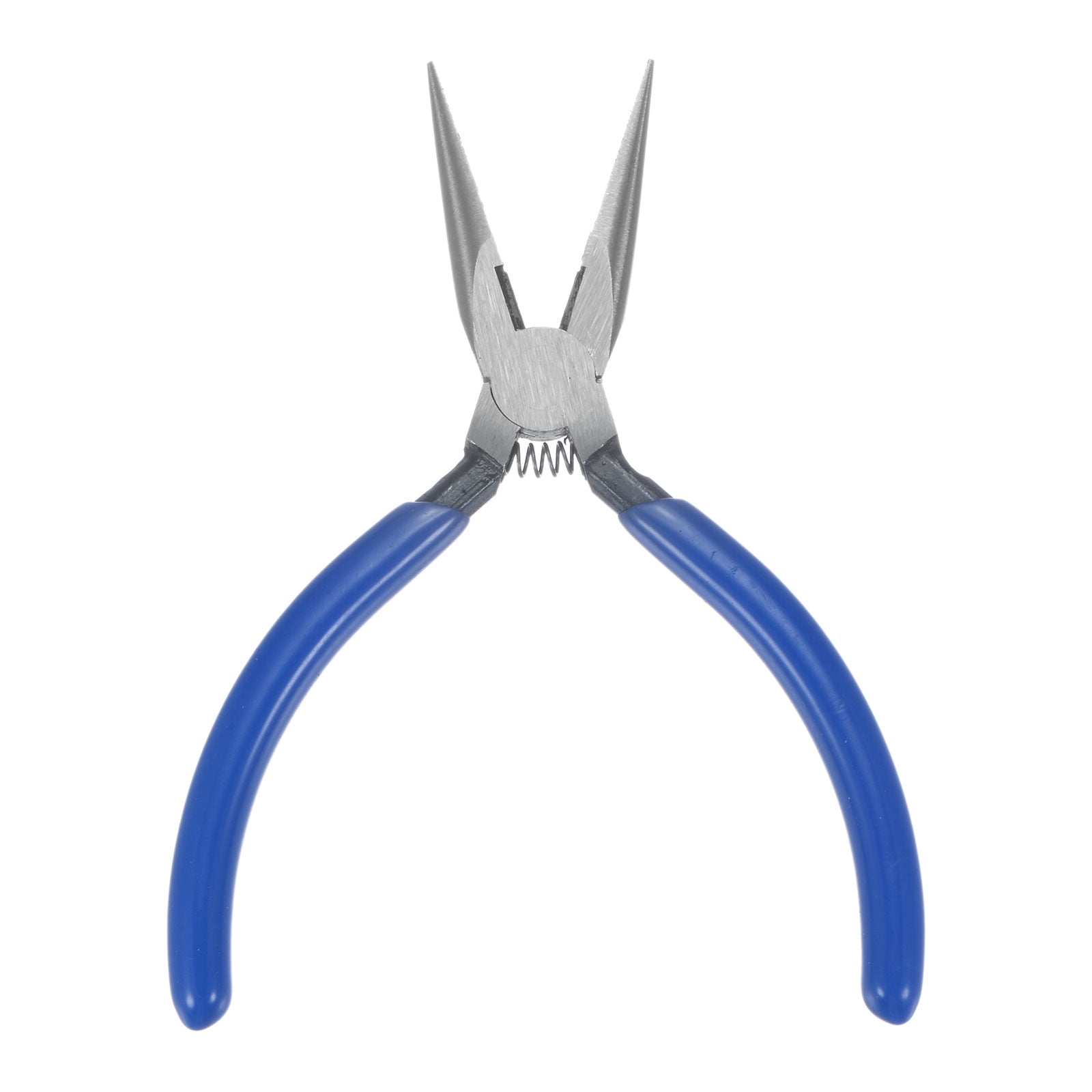 Uxcell Mini Needle Nose Pliers 5" Toothed Precision Plier with Blue ...
