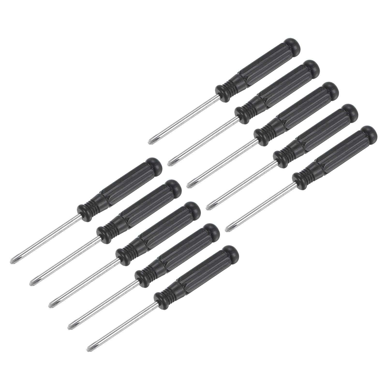 Uxcell Mini Phillips Screwdriver, 3.0mm Cross Head with Black Handle ...