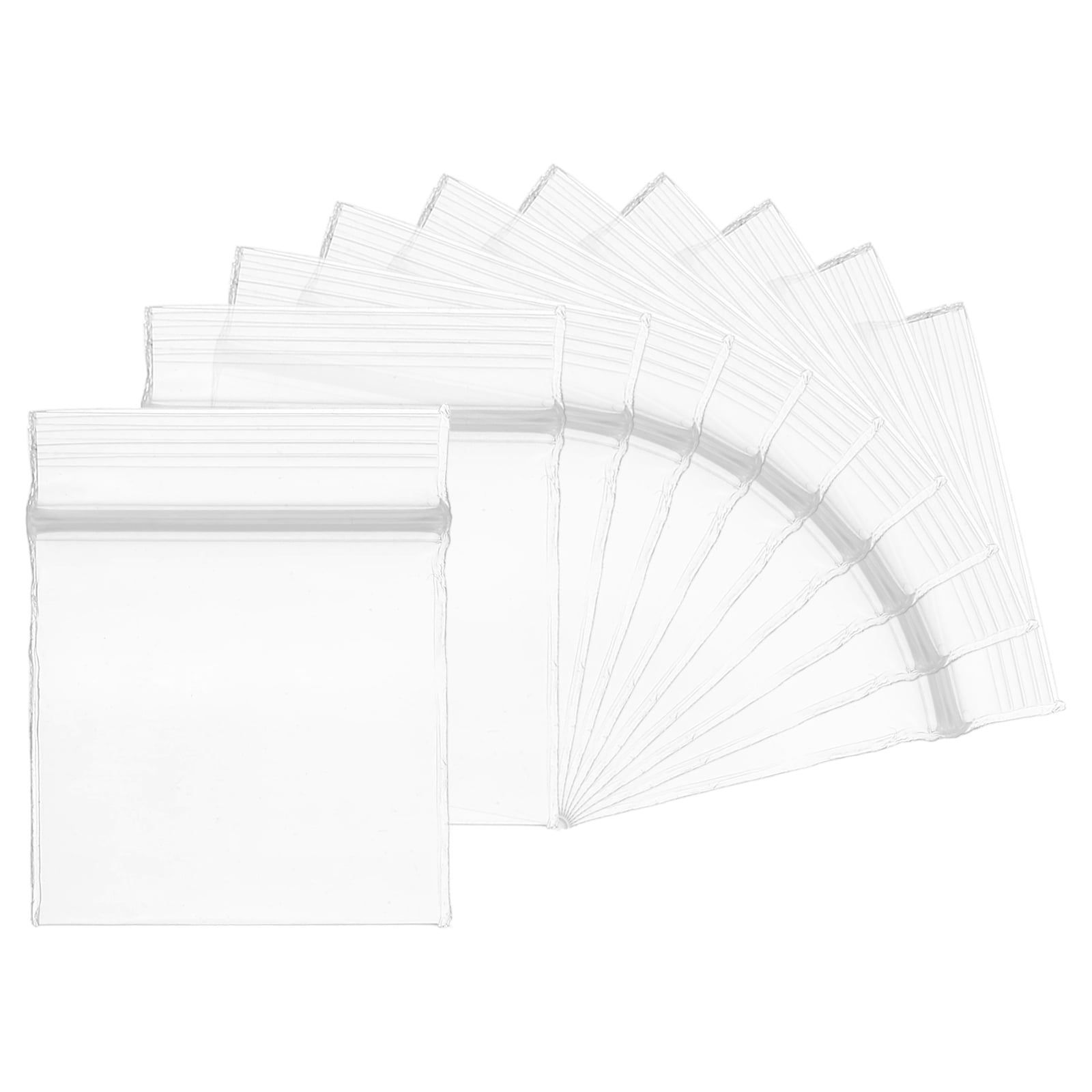 Uxcell Mini Plastic Bags, (1 x 1.2 Inch, Clear) (100 Pcs) 7.9 Mil ...