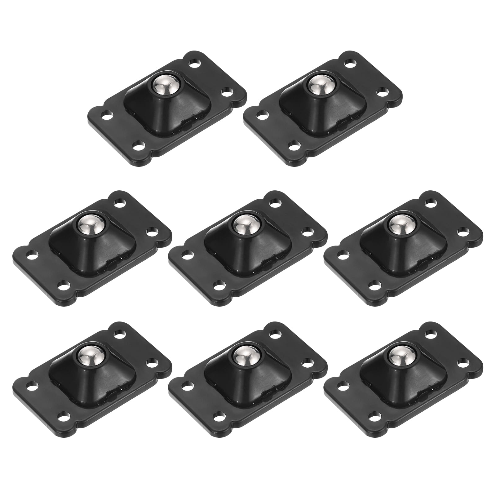 Uxcell Mini Self Adhesive Wheels, 8pack ABS & Stainless Steel Universal ...