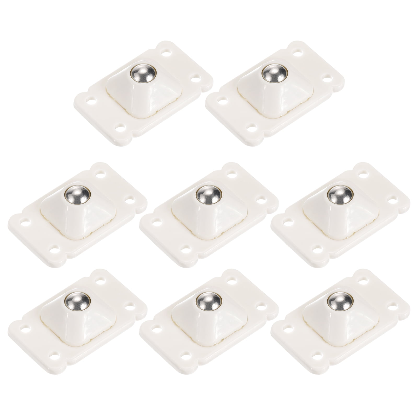 Uxcell Mini Self Adhesive Wheels, 8pack ABS & Stainless Steel Universal ...