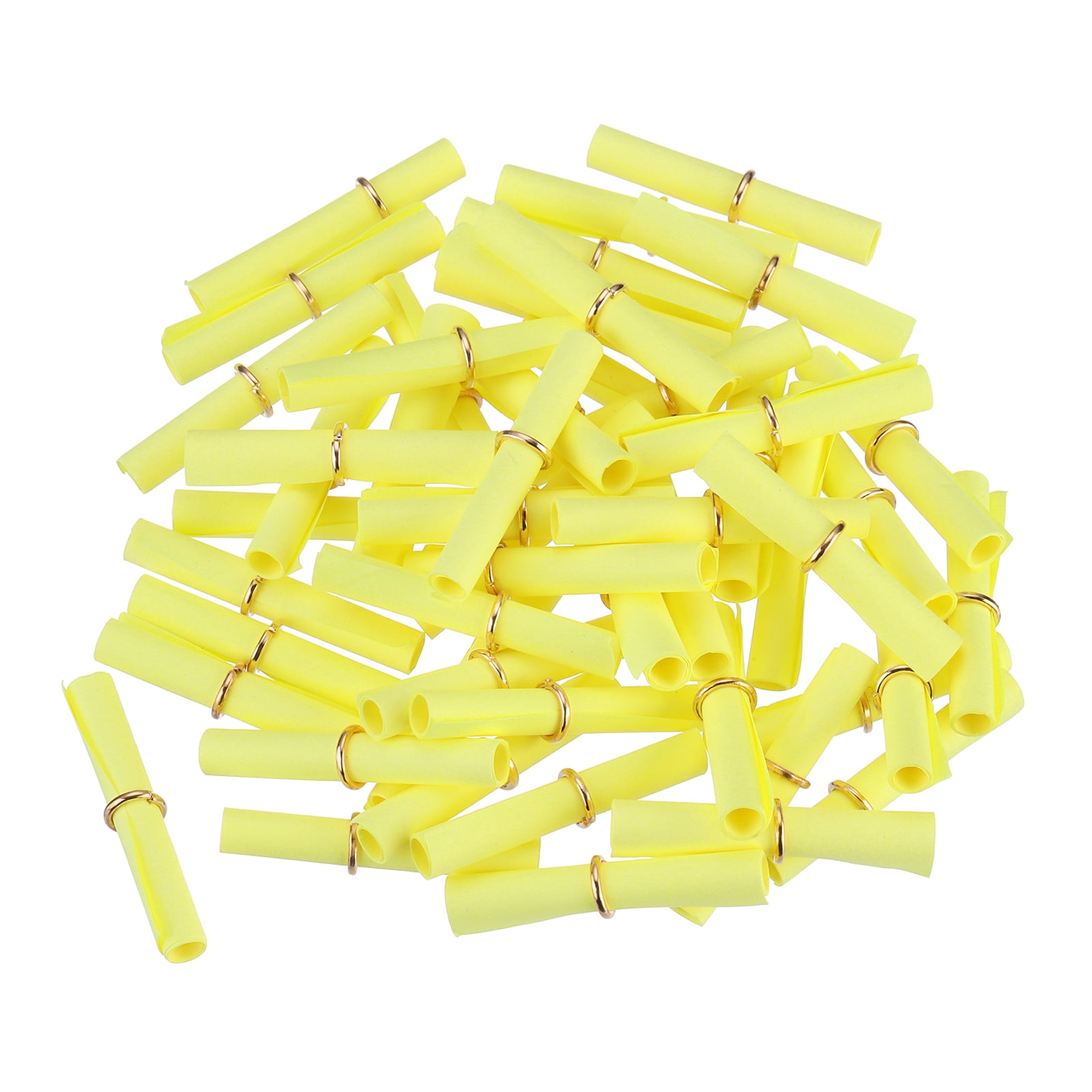 Uxcell Mini Vintage Message Paper Scrolls, 100Pcs Valentine Message ...