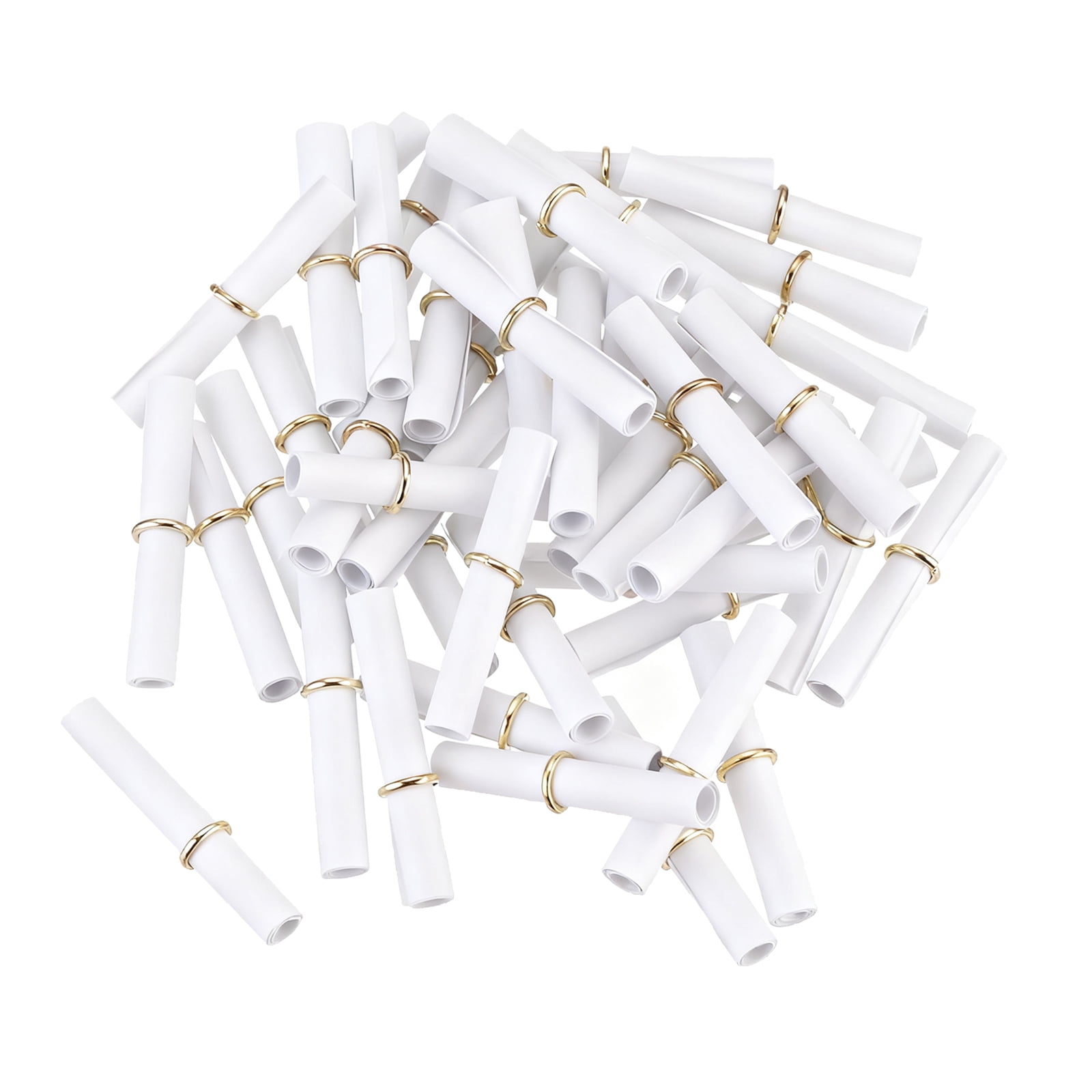 Uxcell Mini Vintage Message Paper Scrolls, 100Pcs Valentine Message ...