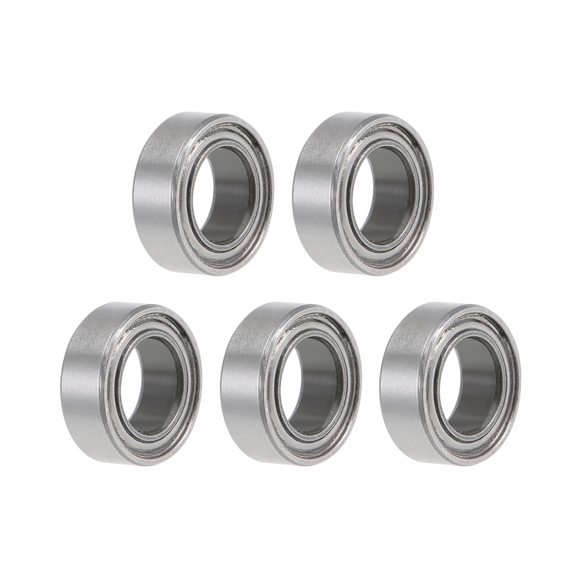 Uxcell Miniature Deep Groove Ball Bearing Double Shield Type Stainless ...