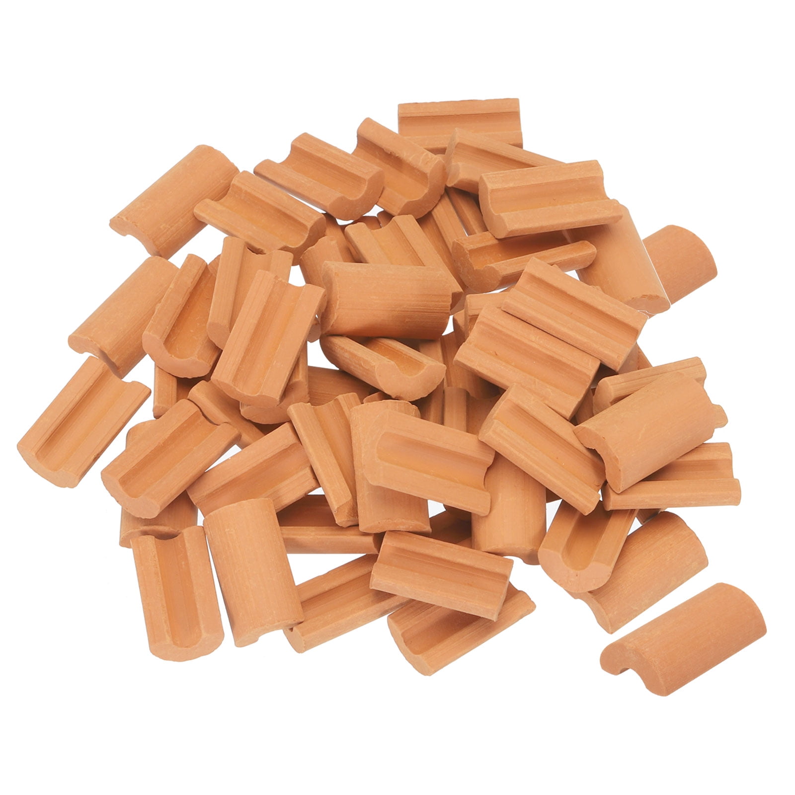 Uxcell Miniature Roof Tiles Clay Model Roof Tiles Mini DIY Tiles Model ...