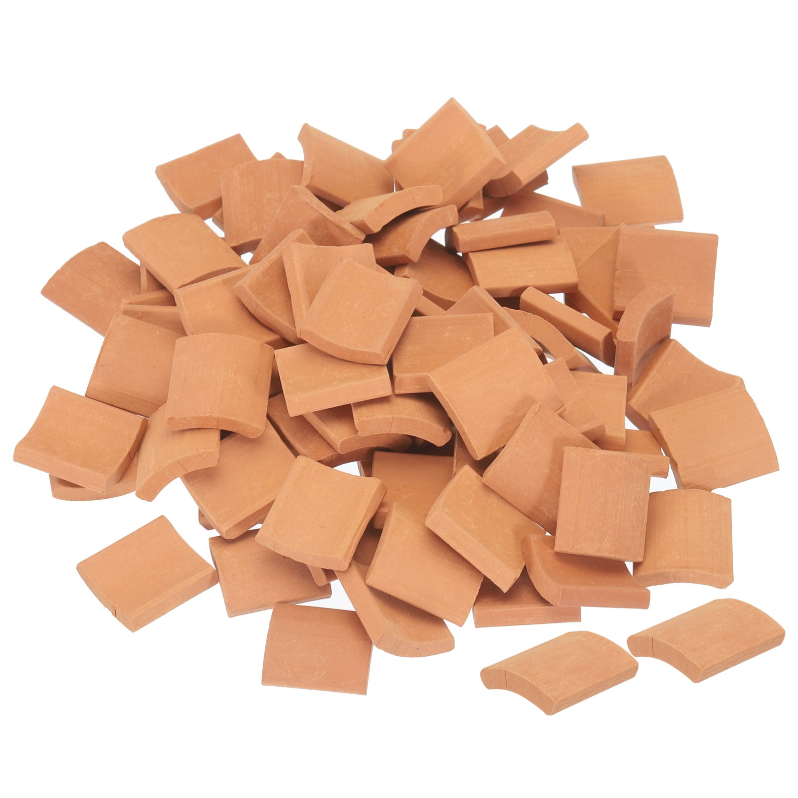 Uxcell Miniature Roof Tiles Clay Model Roof Tiles Mini DIY Tiles Model ...