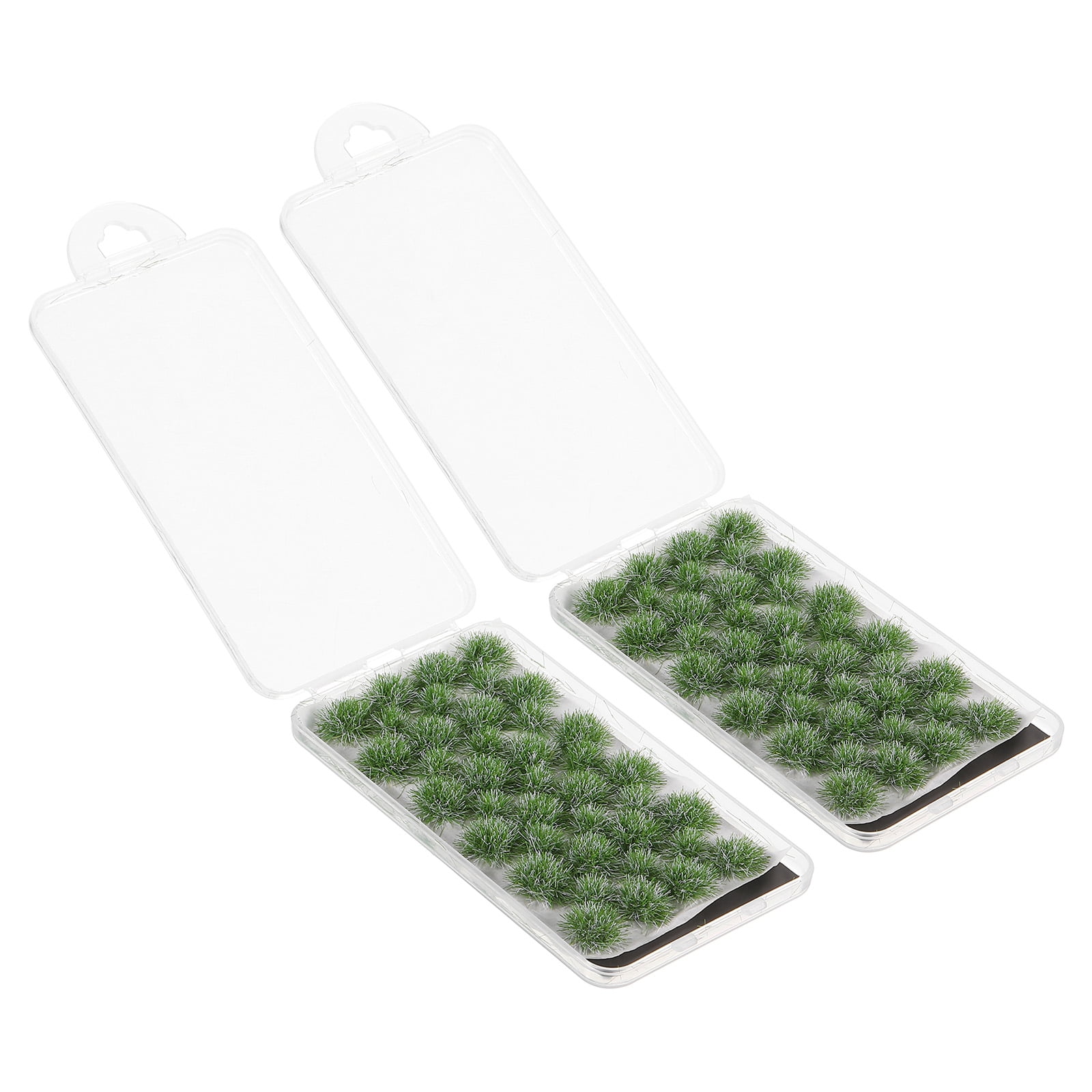 Uxcell Miniature Static Artificial Grass Tuft Terrain Model, White ...