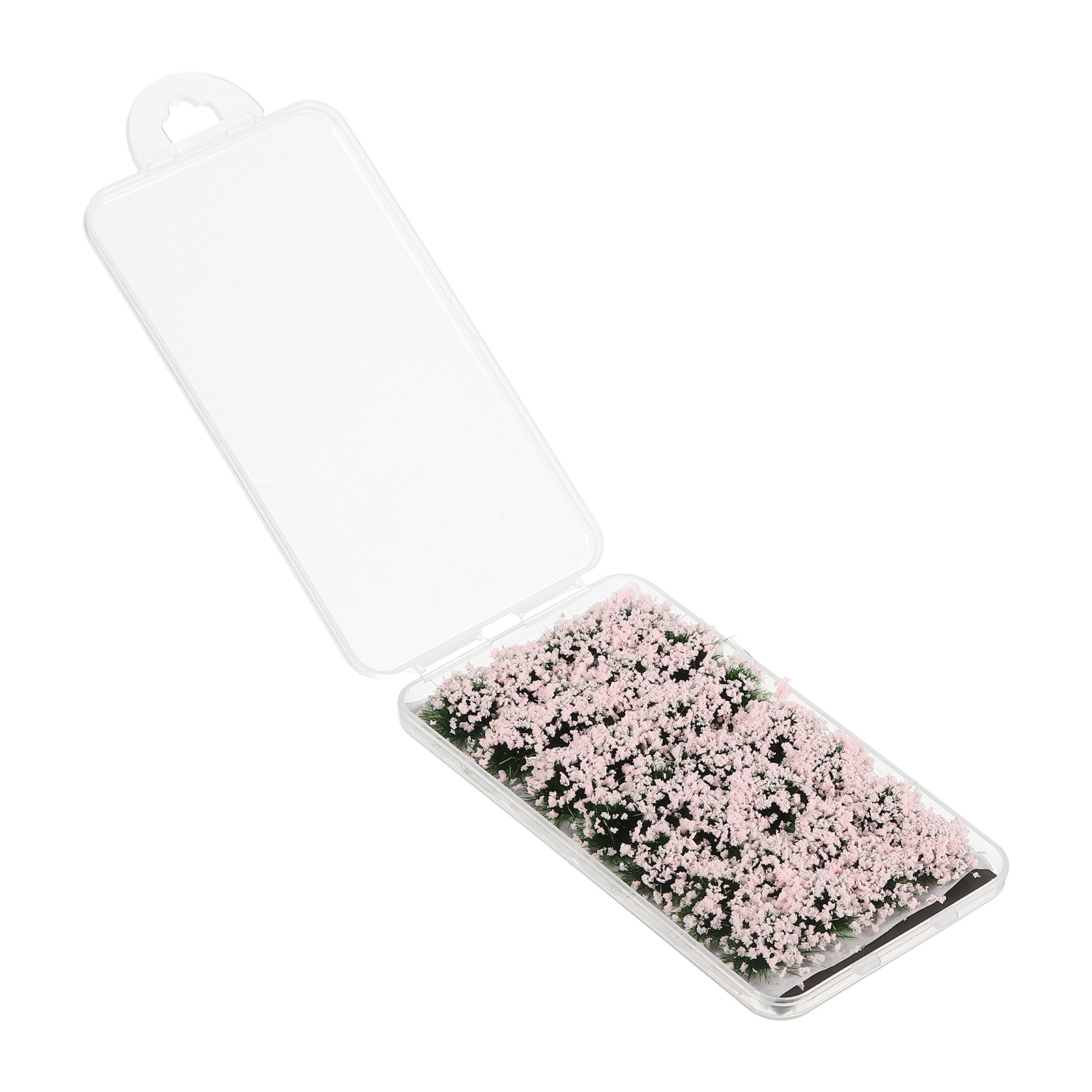 Uxcell Miniature Static Flower Cluster Grass Tuft Model, Pink 1 Set ...