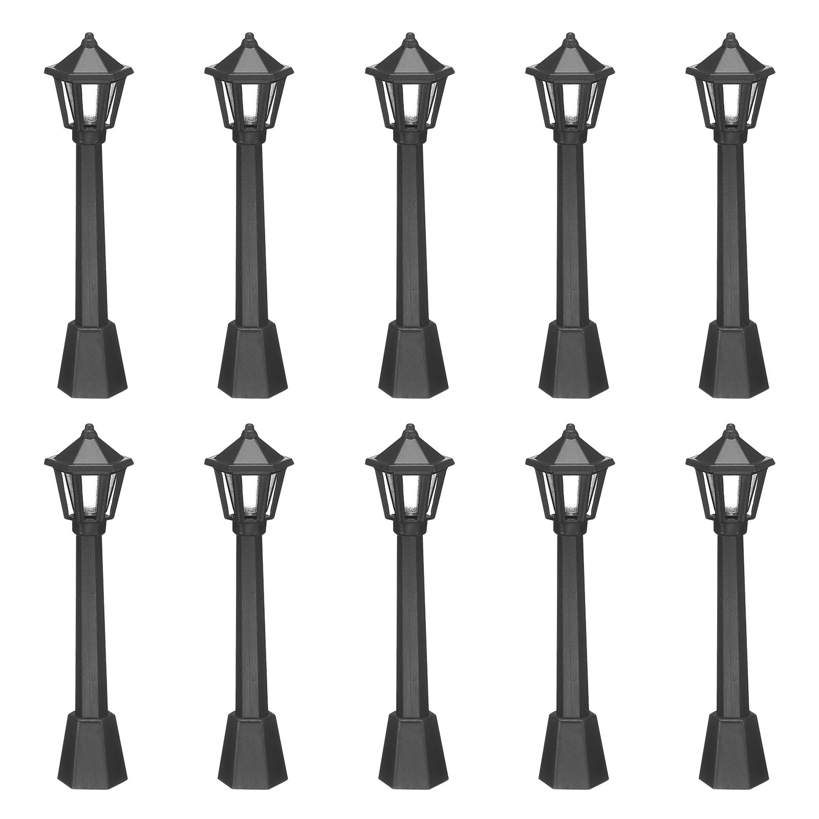 Uxcell Miniature Street Light Model, 3.15" H, Plastic Mini Street ...
