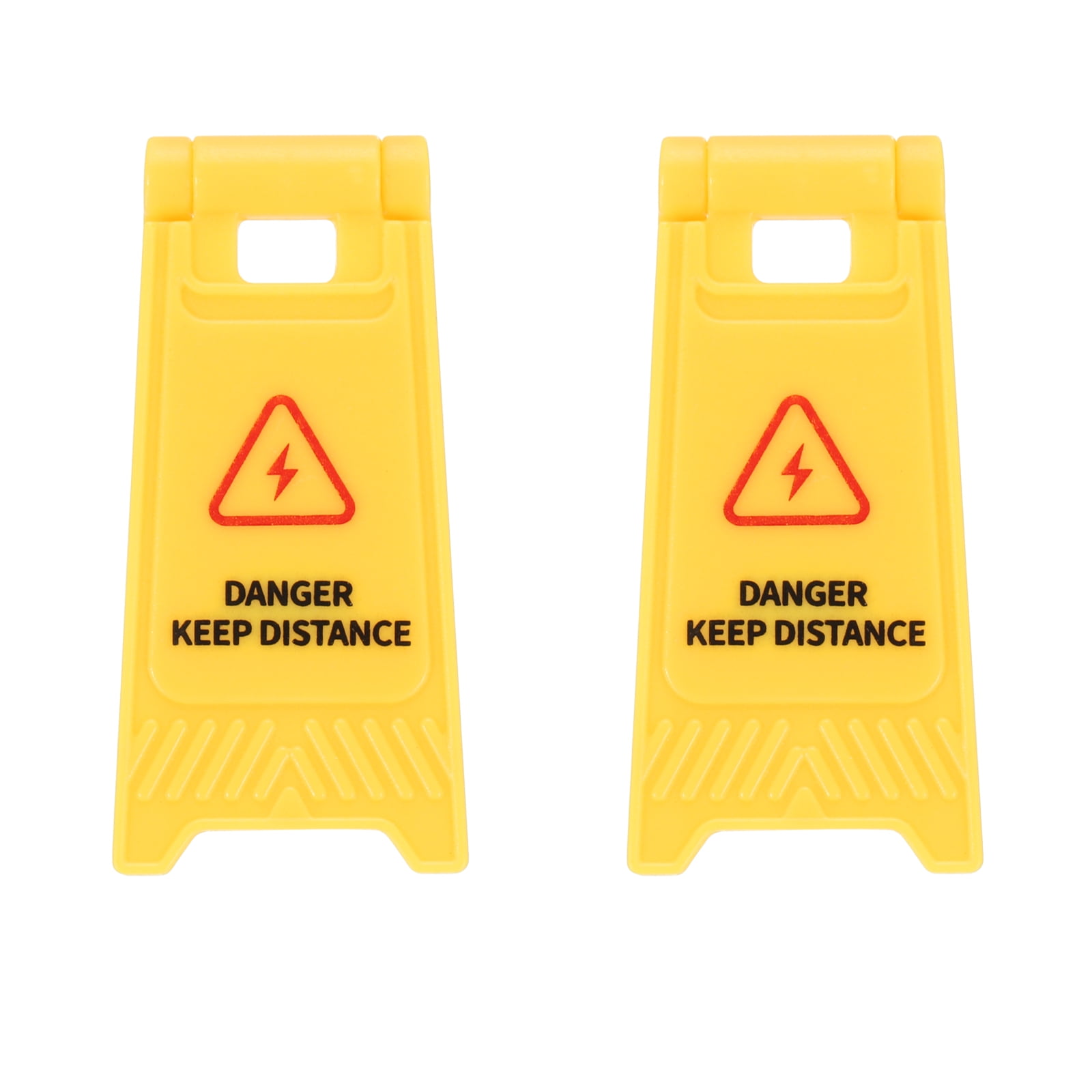 Uxcell Miniature Warning Sign, Danger Keep Off Signs, Plastic Street ...