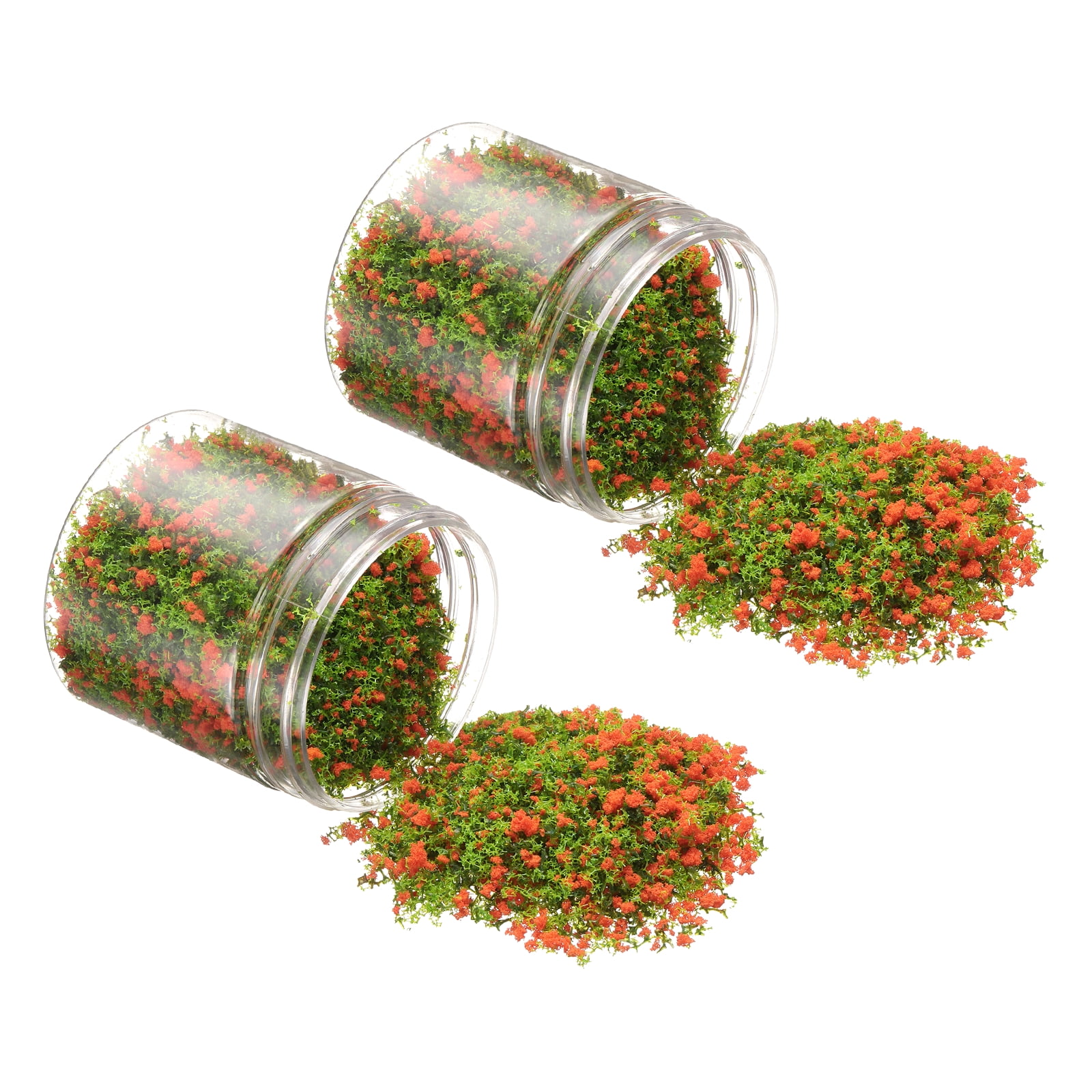 Uxcell Model Flower Grass, 185ml Capacity, Fake Miniature Flower Grass ...
