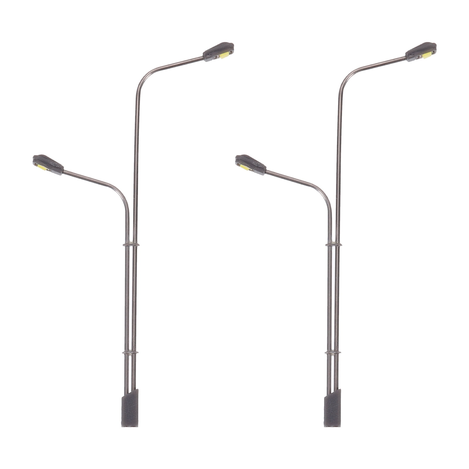 Uxcell Model Railway LED Lamppost Lamps White 1/150 N Scale 7.5cm 2 ...