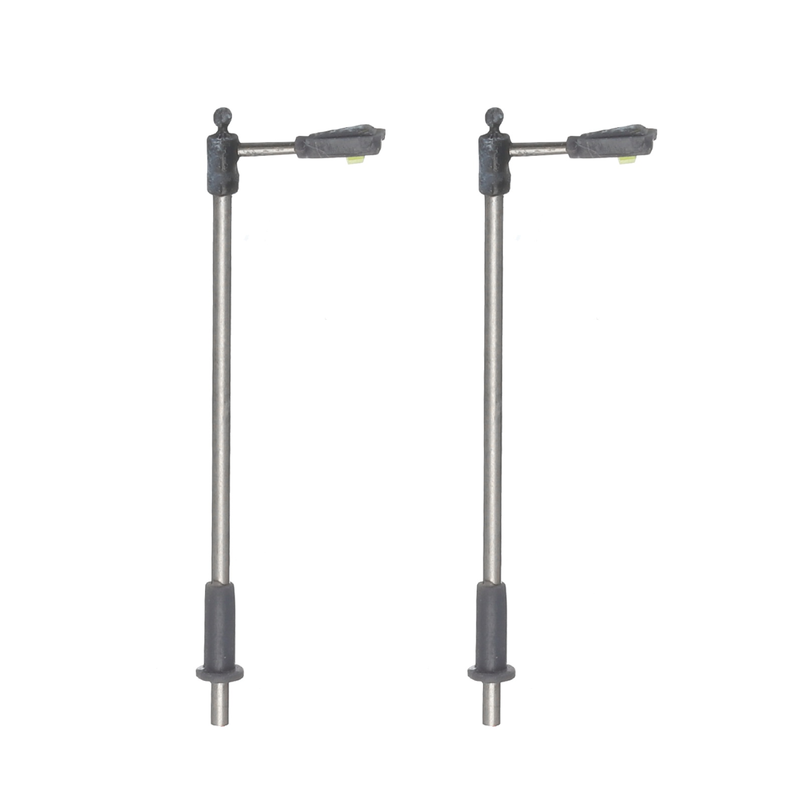 Uxcell Model Railway Train Lamp Post 1.7" White 1:300 Scale LEDs New 3V ...