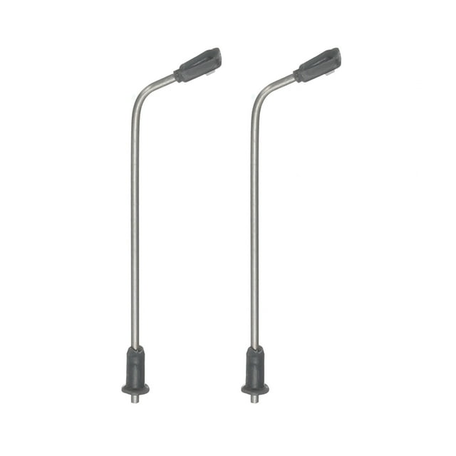 Uxcell Model Railway Train Lamp Post 1.7" White 1:300 Scale LEDs New 3V ...