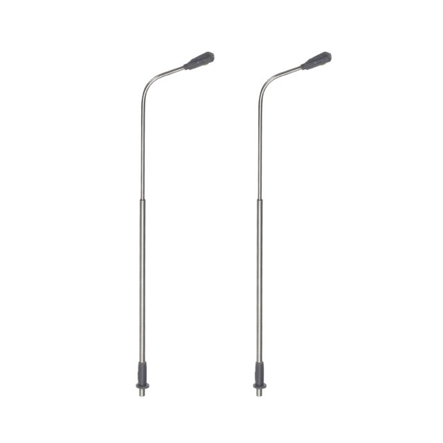 Uxcell Model Railway Train Lamp Post 3.4" White 1:150 Scale LEDs New 3V ...