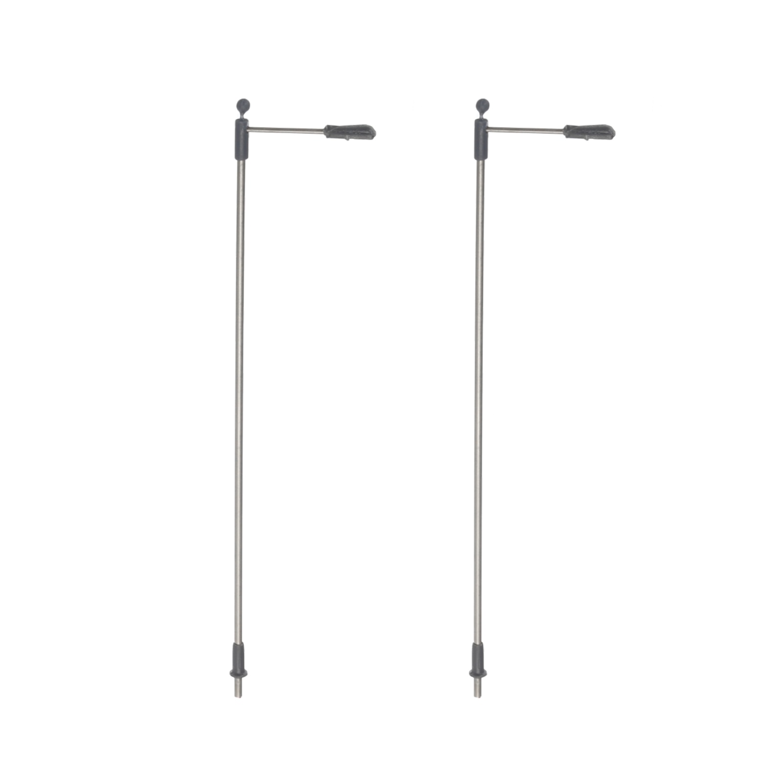 Uxcell Model Railway Train Lamp Post 4.5" White 1:100 Scale LEDs New 3V ...