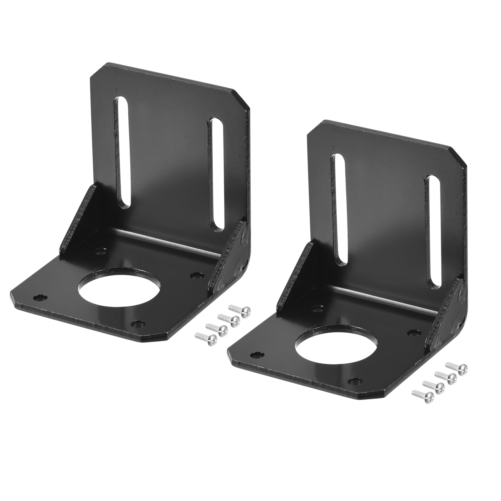 Uxcell Motor Bracket Motor Mounting Holder 53x50x51mm Black for NEMA 17 ...