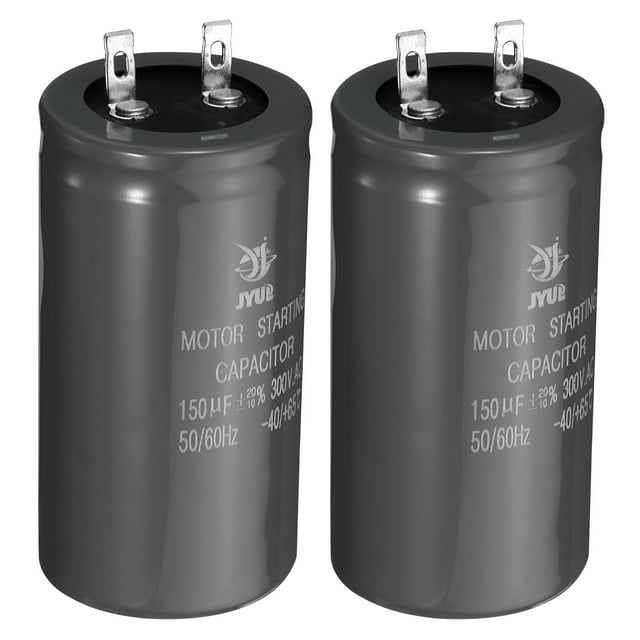 Uxcell Motor Start Capacitor, 150uf 300V 50/60Hz CD60 Running Capacitor ...