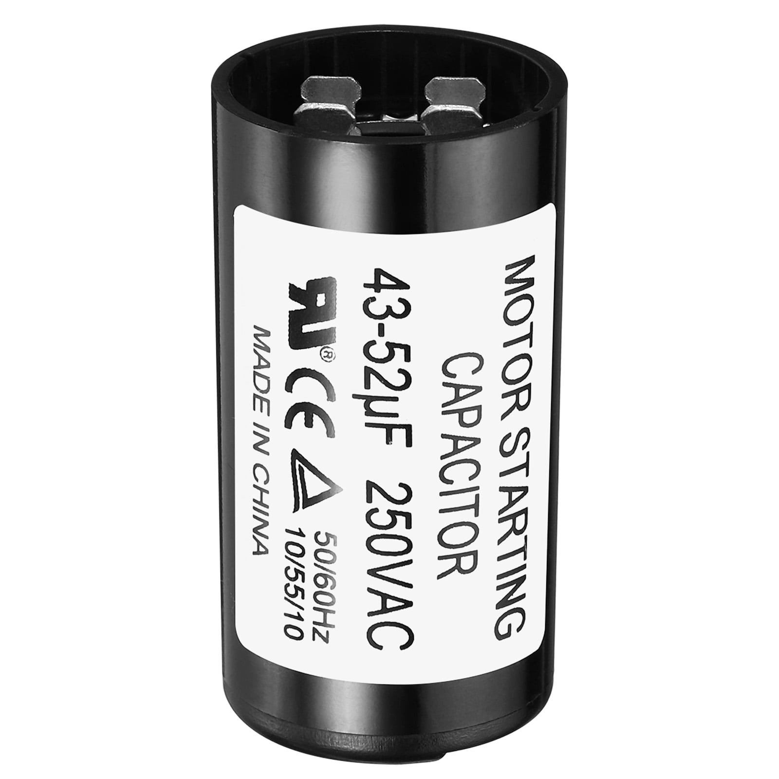Uxcell Motor Start Capacitor 43-52uF/Mfd 250V 50/60Hz CD60 Run ...