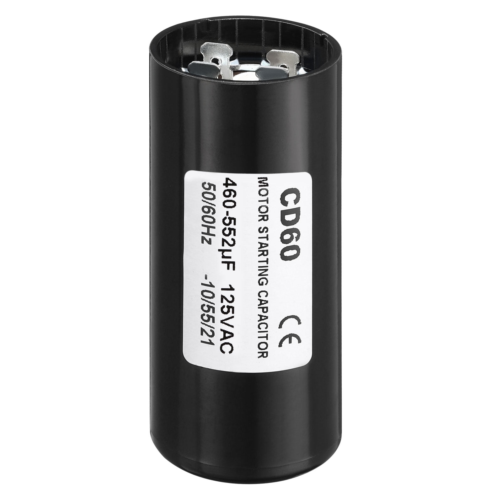 Uxcell Motor Start Capacitor 460-552uF/Mfd 125V 50/60Hz CD60 Run ...
