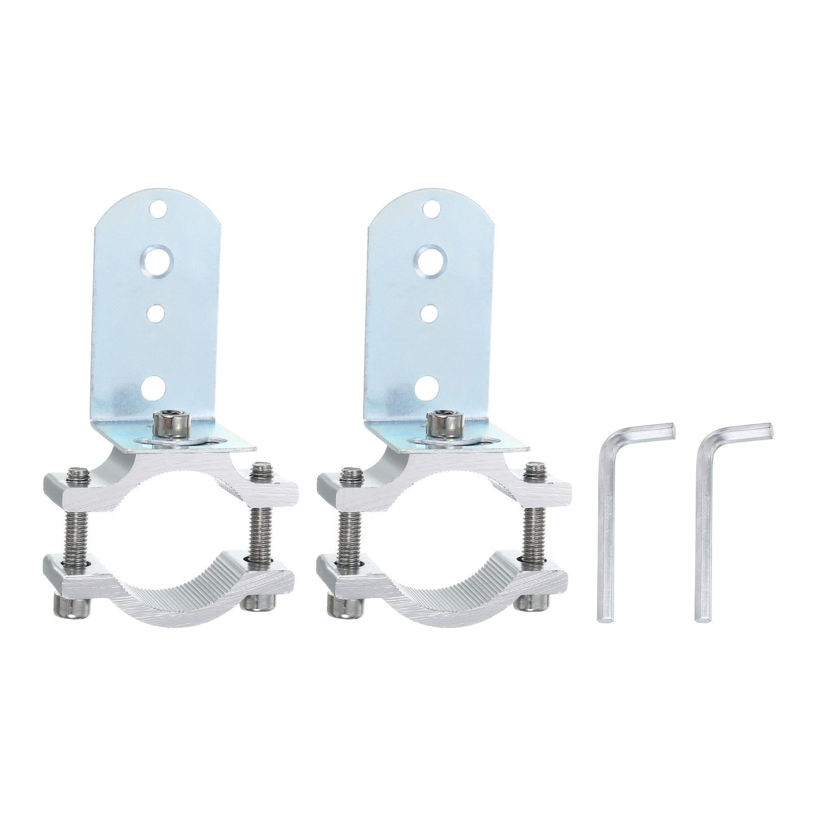 Uxcell Motorcycle Tube Clamp, Mount Brackets with 57mm L Holder for 18 ...