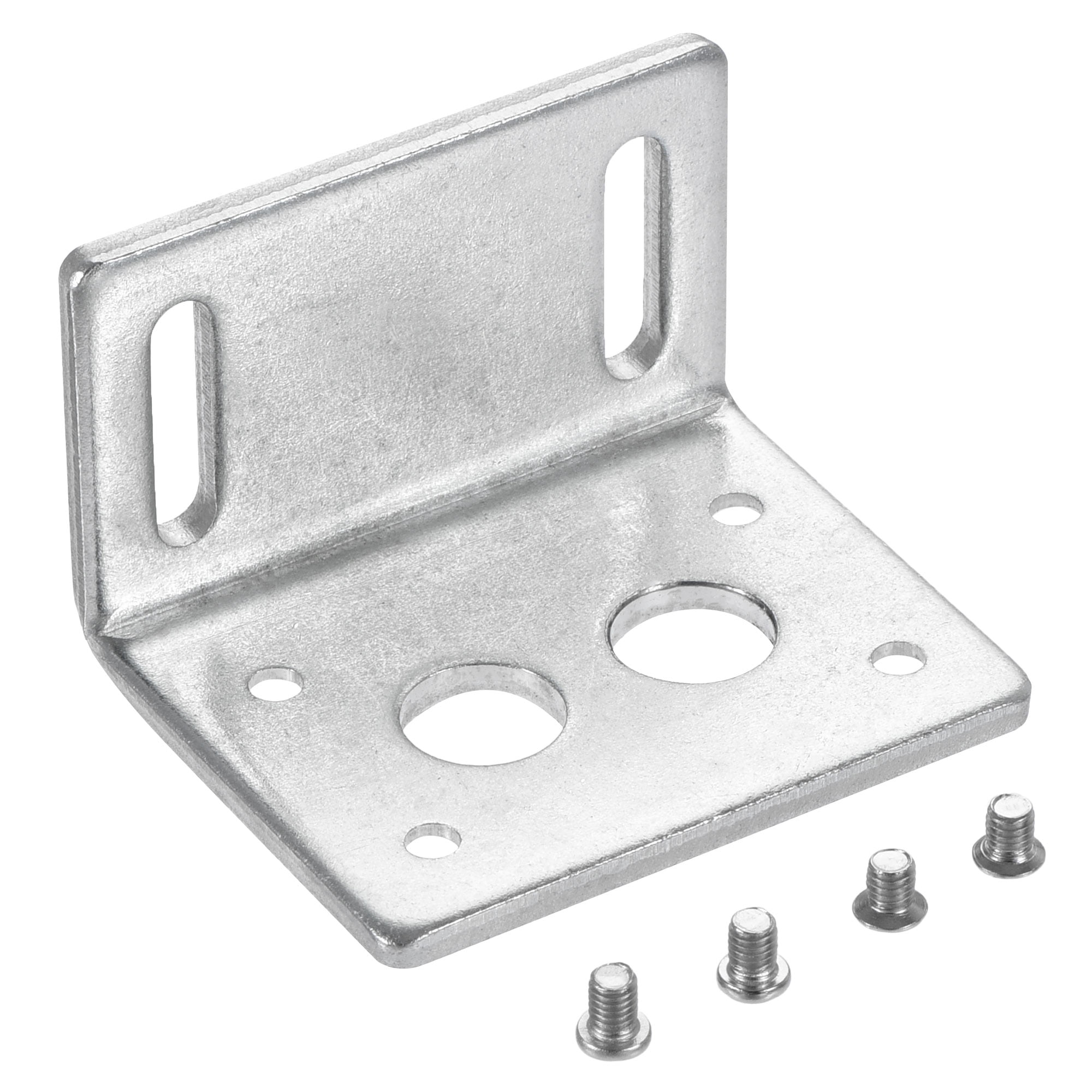 Uxcell Mounting Bracket Motor Holder L-Shape with Screw Fixed Fastener ...