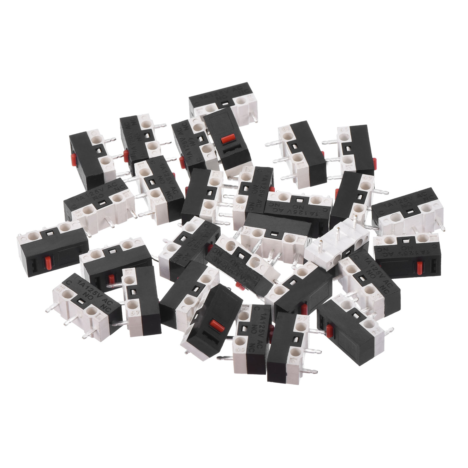 Uxcell Mouse Micro Switch 125V 1A 50W Time 3 Pins Micro Switches Repair ...