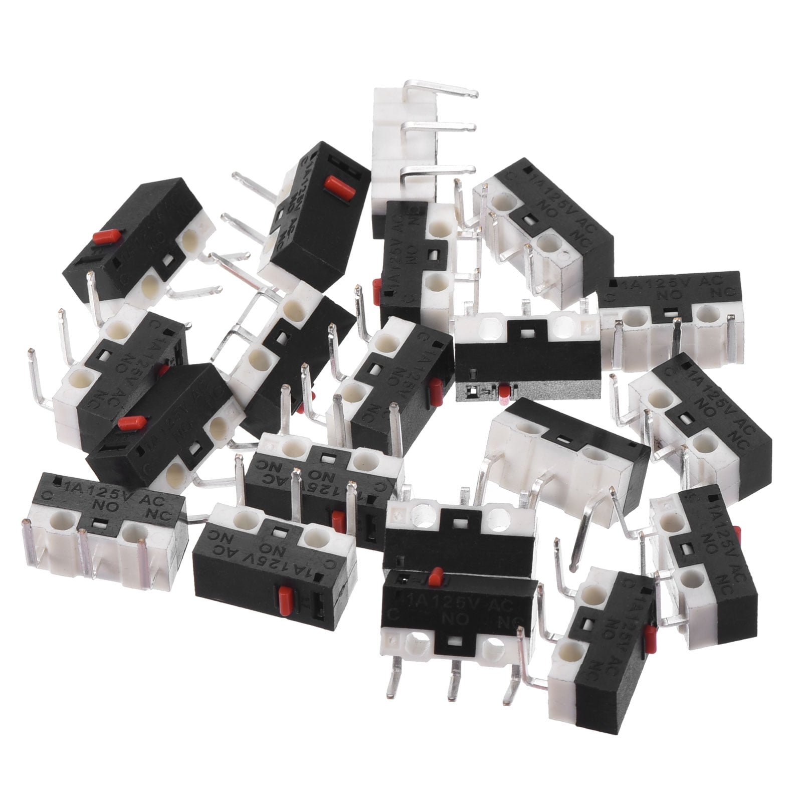 Uxcell Mouse Micro Switch 125V 1A 50W Time Left 3 Pins Micro Switches ...