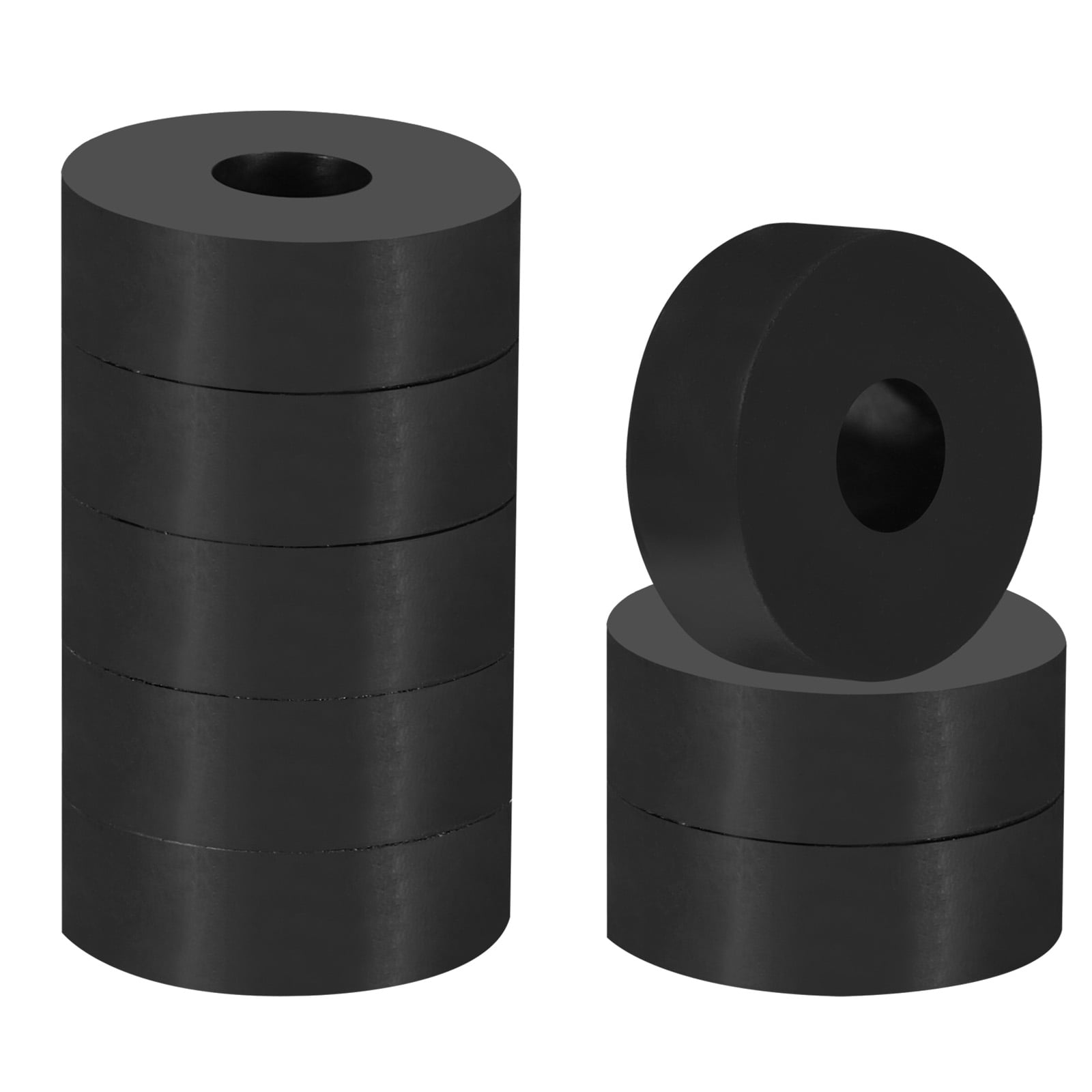 Uxcell Multi Purpose Rubber Spacer, 1.2" OD x 25/64" ID x 0.4 ...