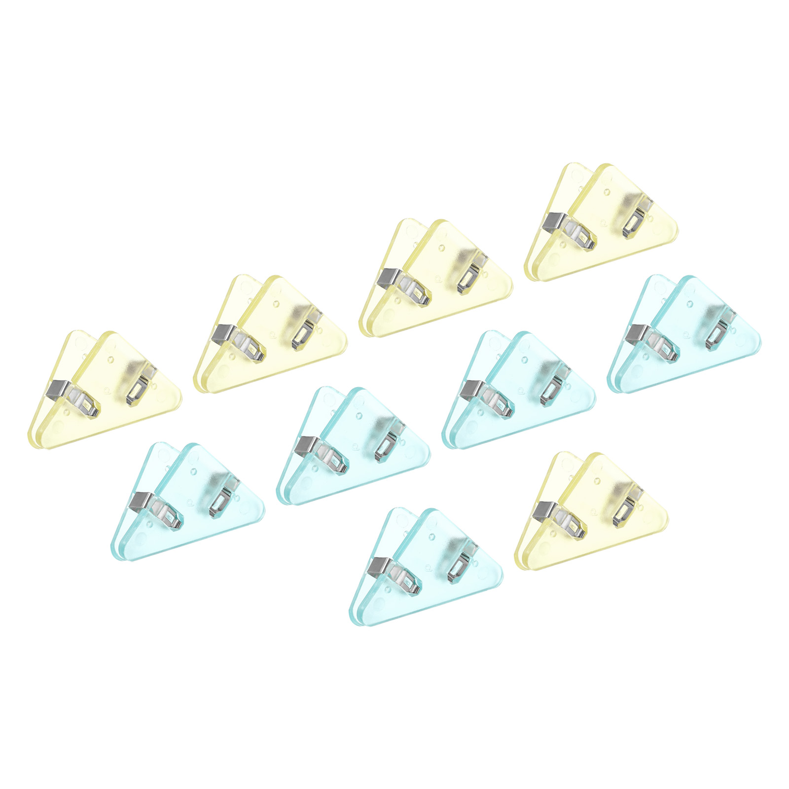 Uxcell Multifunction Document Clip,10Pack Triangular Clip for Book Page ...