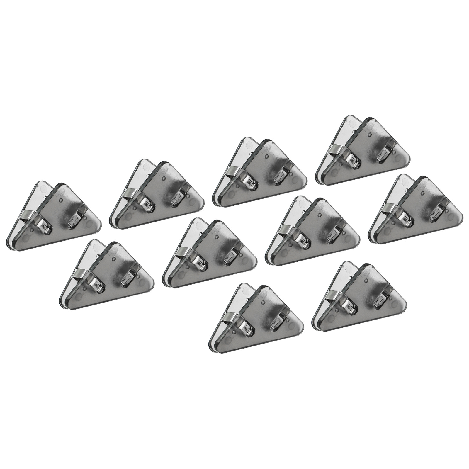 Uxcell Multifunction Document Clip,10Pack Triangular Clip for Book Page ...