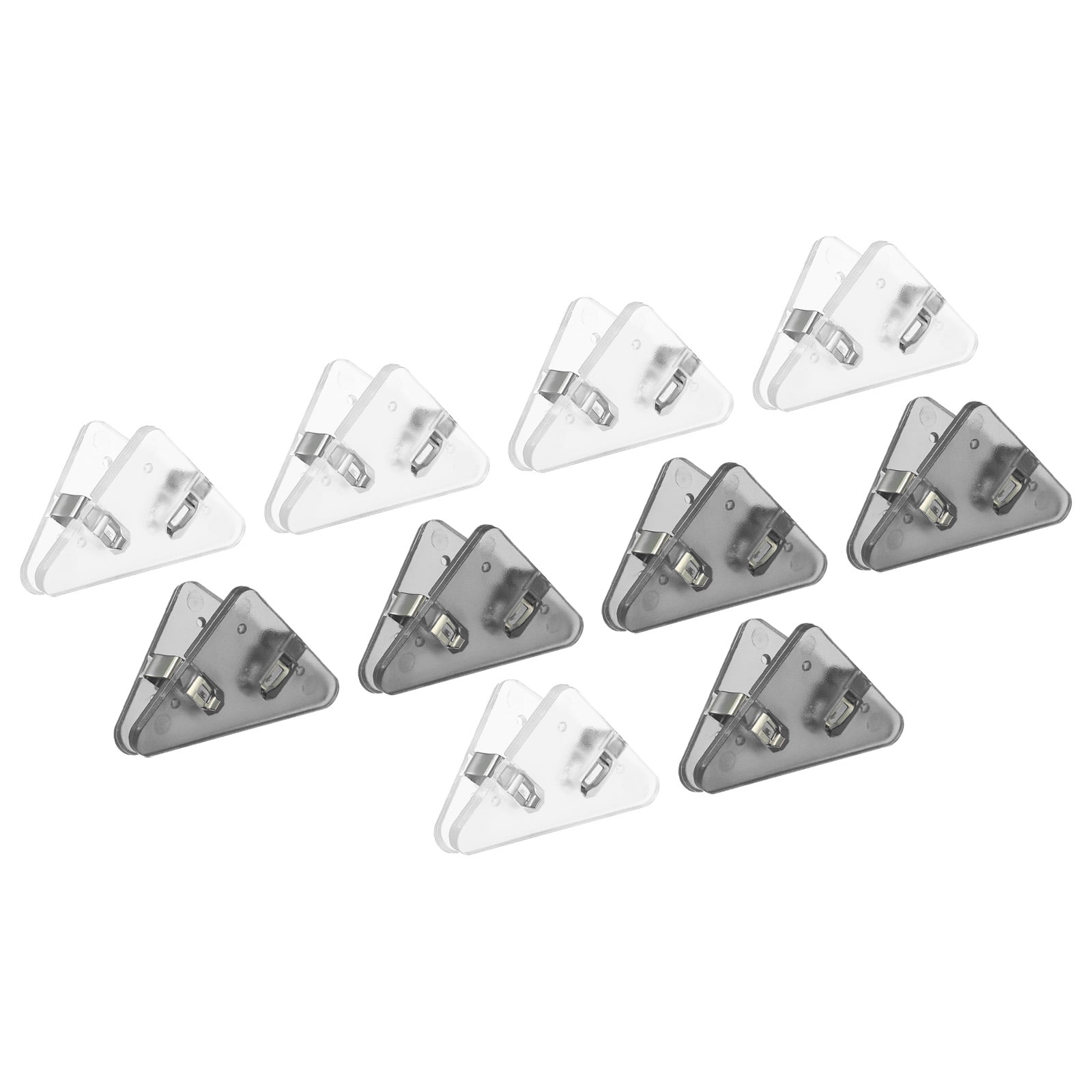 Uxcell Multifunction Document Clip,10Pack Triangular Clip for Page ...
