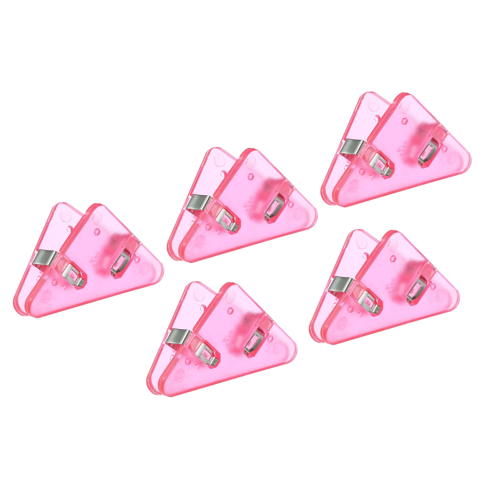 Uxcell Multifunction Document Clip,5Pack Triangular Clip for Book Page ...