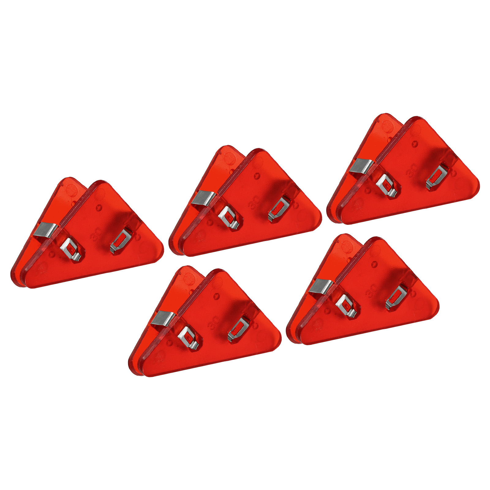 Uxcell Multifunction Document Clip,5Pack Triangular Clip for Book Page ...