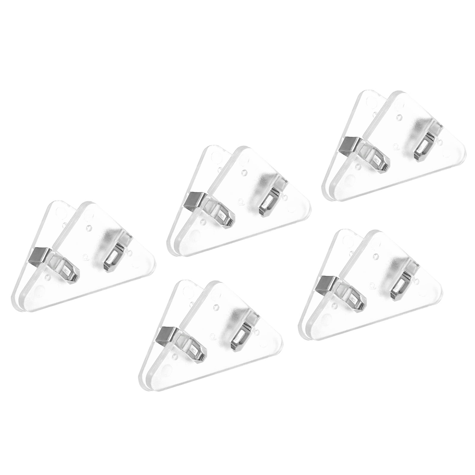 Uxcell Multifunction Document Clip,5Pack Triangular Clip for Book Page ...