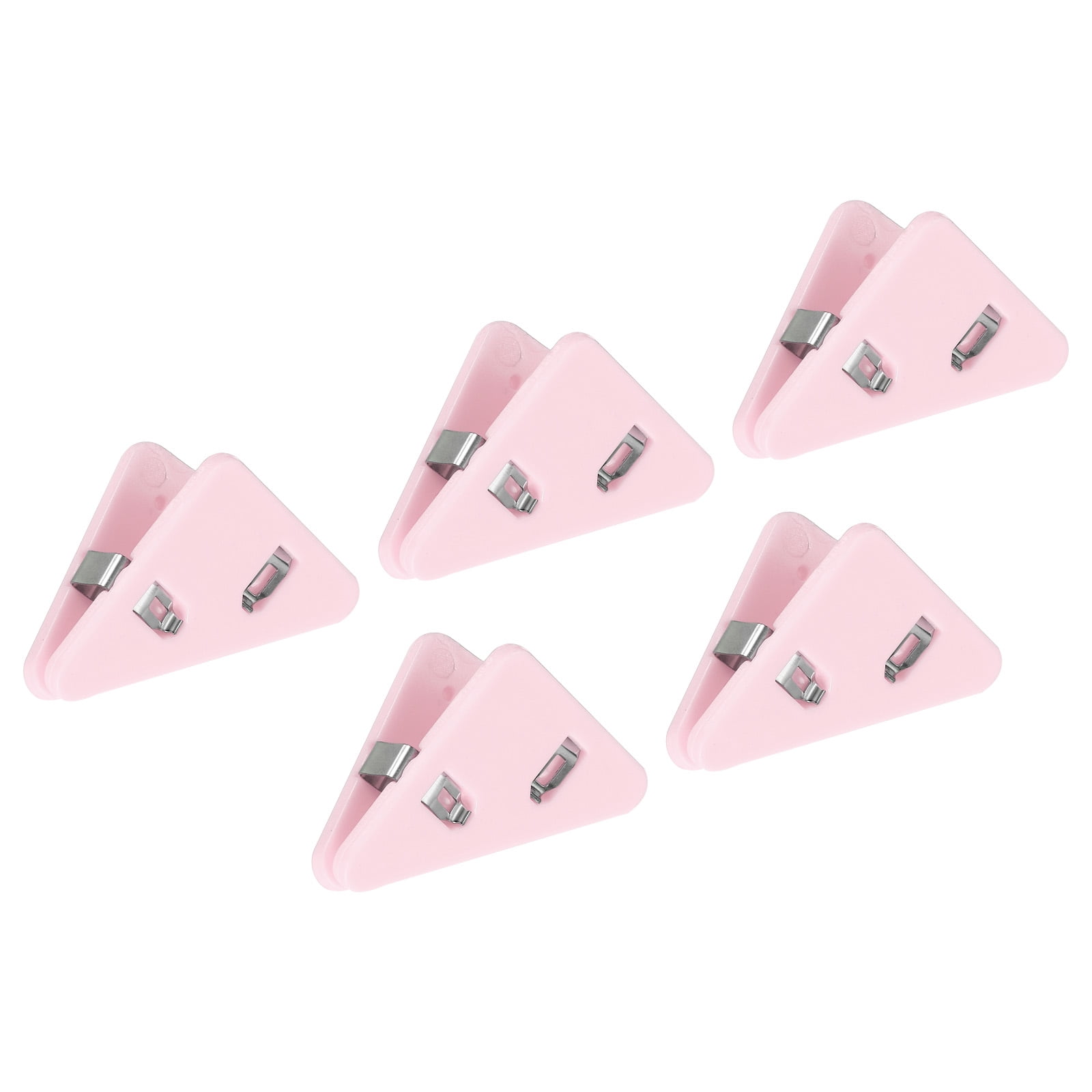 Uxcell Multifunctional Document Clip,5Pack Triangular Clip for Book ...