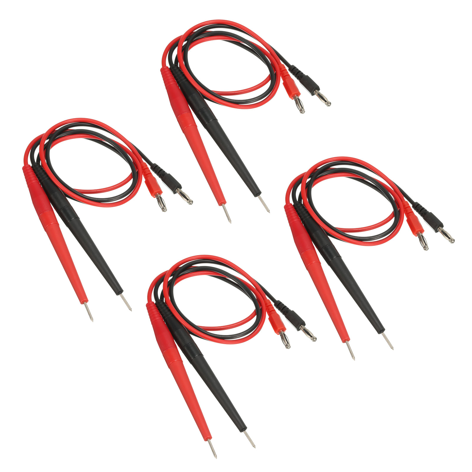 Uxcell Multimeter Test Leads Set, 4 Set Banana Plug 1000V 10A Test ...