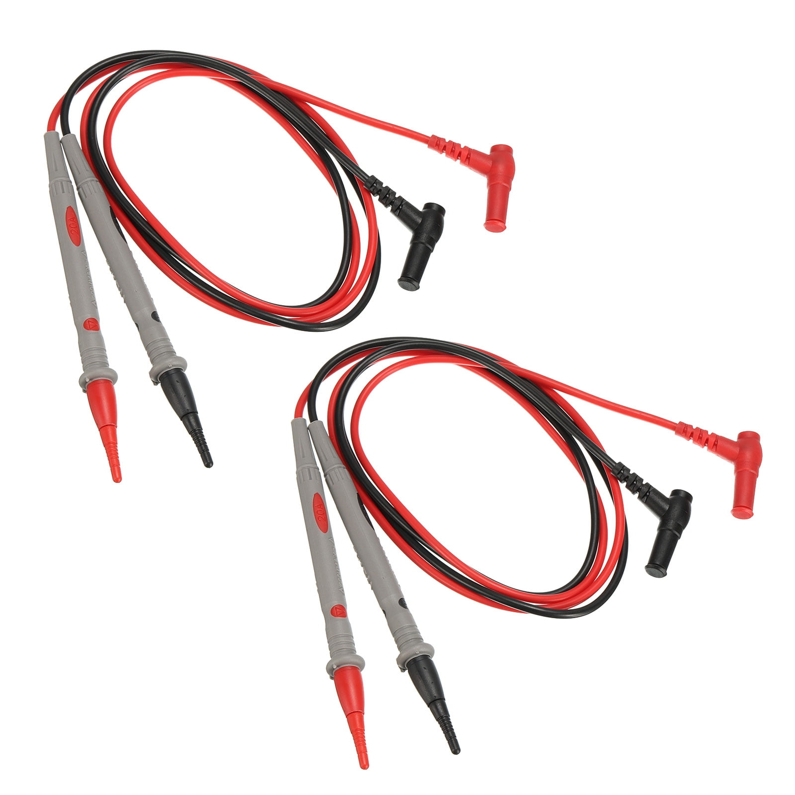Uxcell Multimeter Test Leads Set, Banana Plug 1000V 20A Test Cable ...