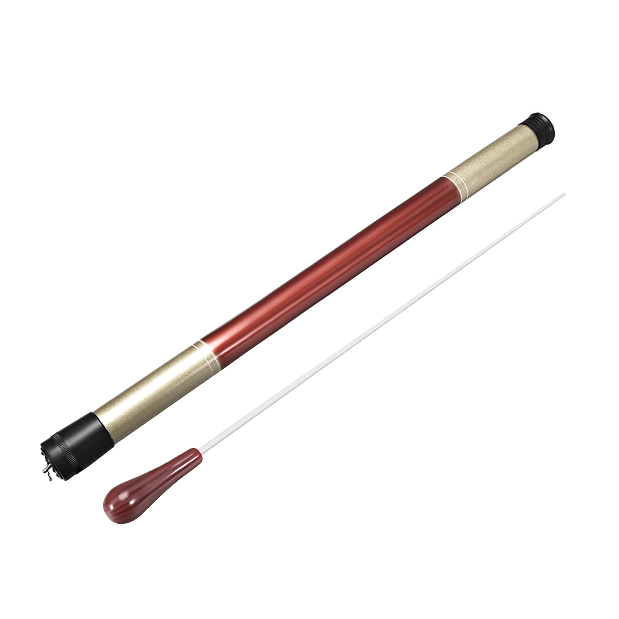 Uxcell Music Conductor Baton 15 inch Length Red Resin Handle Music ...