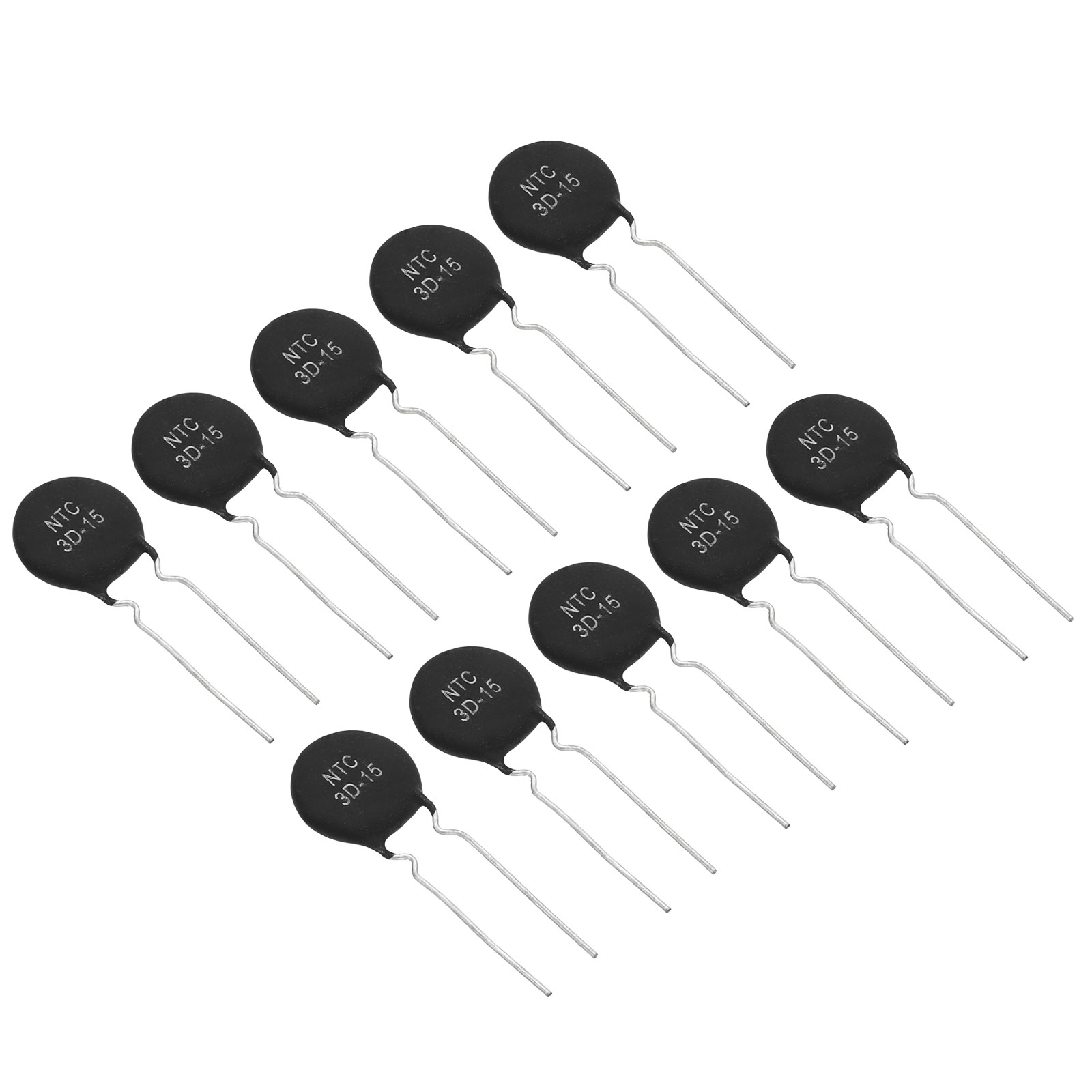 Uxcell NTC Thermistors Resistors, 10Pcs 3 Ohm NTC 3 D-15 High ...