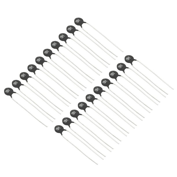 Uxcell NTC Thermistors Resistors, 20Pcs 10 Ohm NTC 10 D-5 High ...