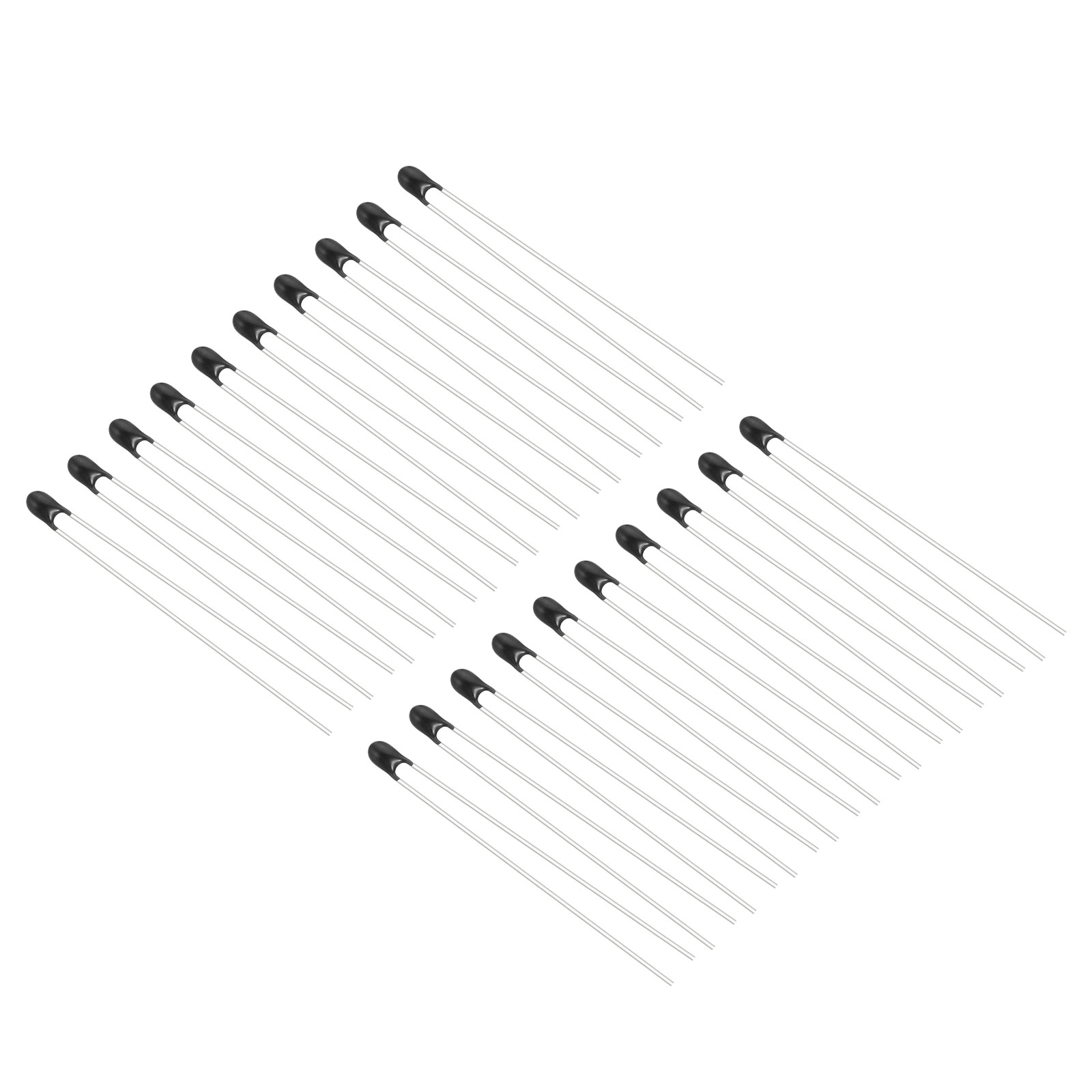 Uxcell NTC Thermistors Resistors, 20Pcs 100K Ohm MF52A-104 1% Accuracy ...